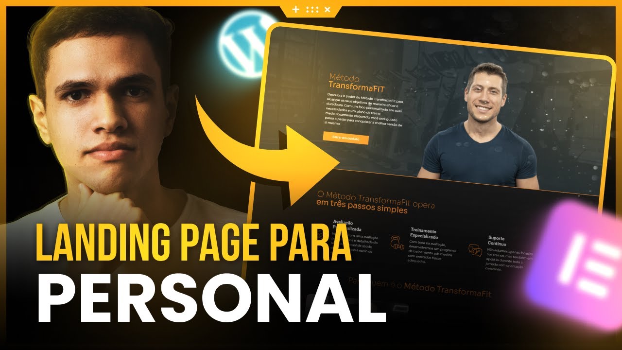 COMO CRIAR UM LANDING PAGE PARA PERSONAL | Passo a Passo Completo - YouTube
