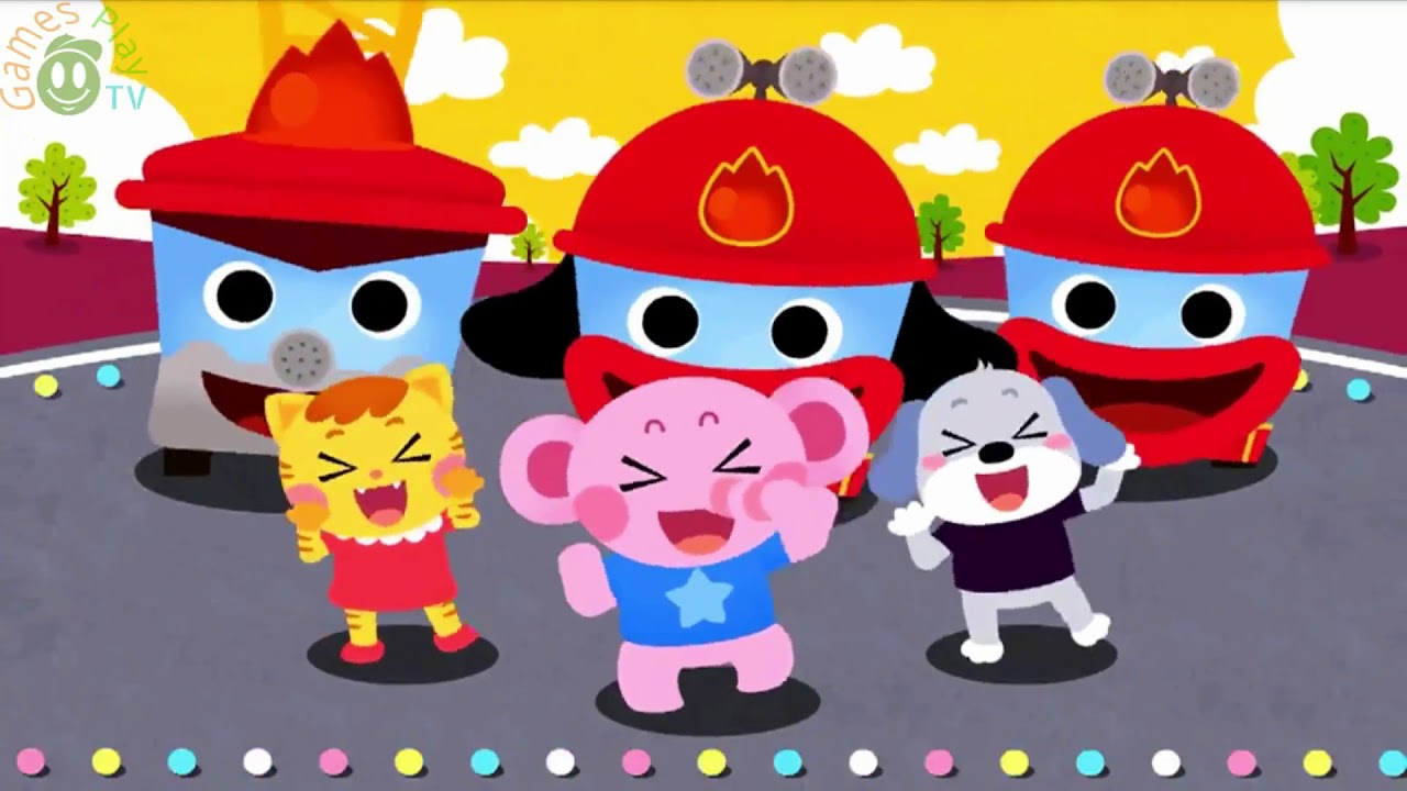 Pinkfong Car Town - Car song | School Bus song | Fire Truck Song - YouTube