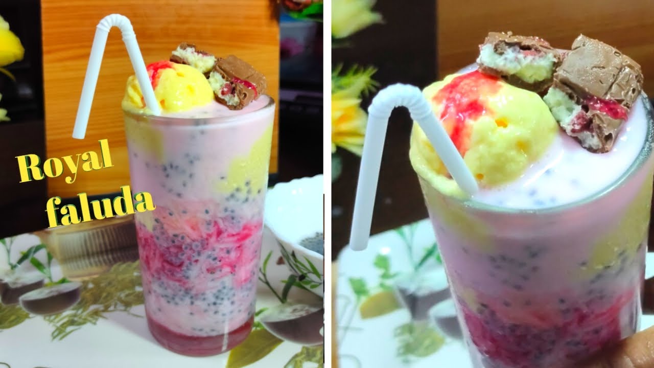 Cool summer Royal faluda//cool faluda//simple creamy tasty faluda//milk ...
