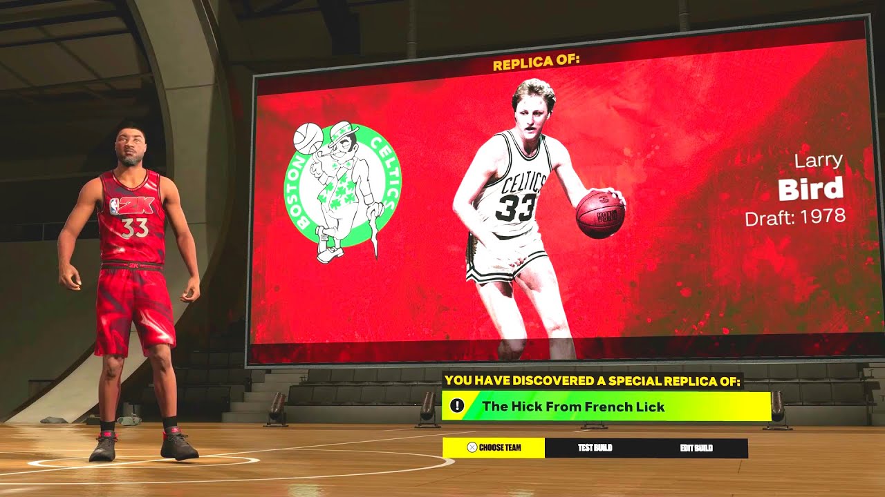 OFFICIAL LARRY BIRD "HICK FROM FRENCH LICK" BUILD in NBA 2K23 - EASTER ...