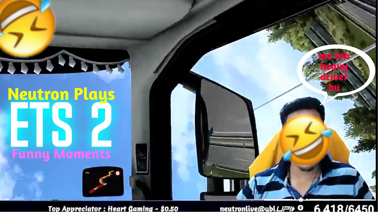 Funny Moments in Ets 2 | Neutron Pro Driving🤣🤣 | #ETS2 Fun | ETS2 ...