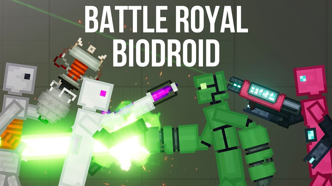 Battle Royal Biodroid#1 - Who will survive at last [People Playground 1 ...