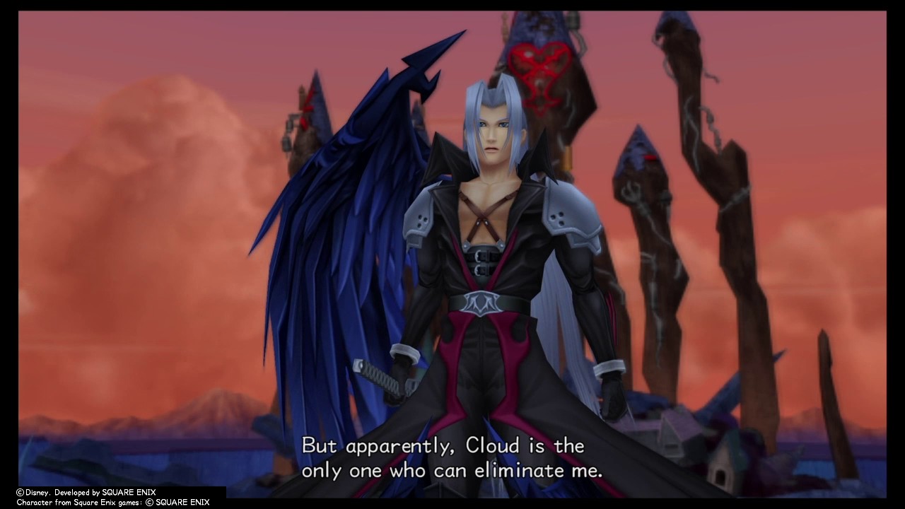 KH2 Sephiroth Fight and Dialogue - YouTube