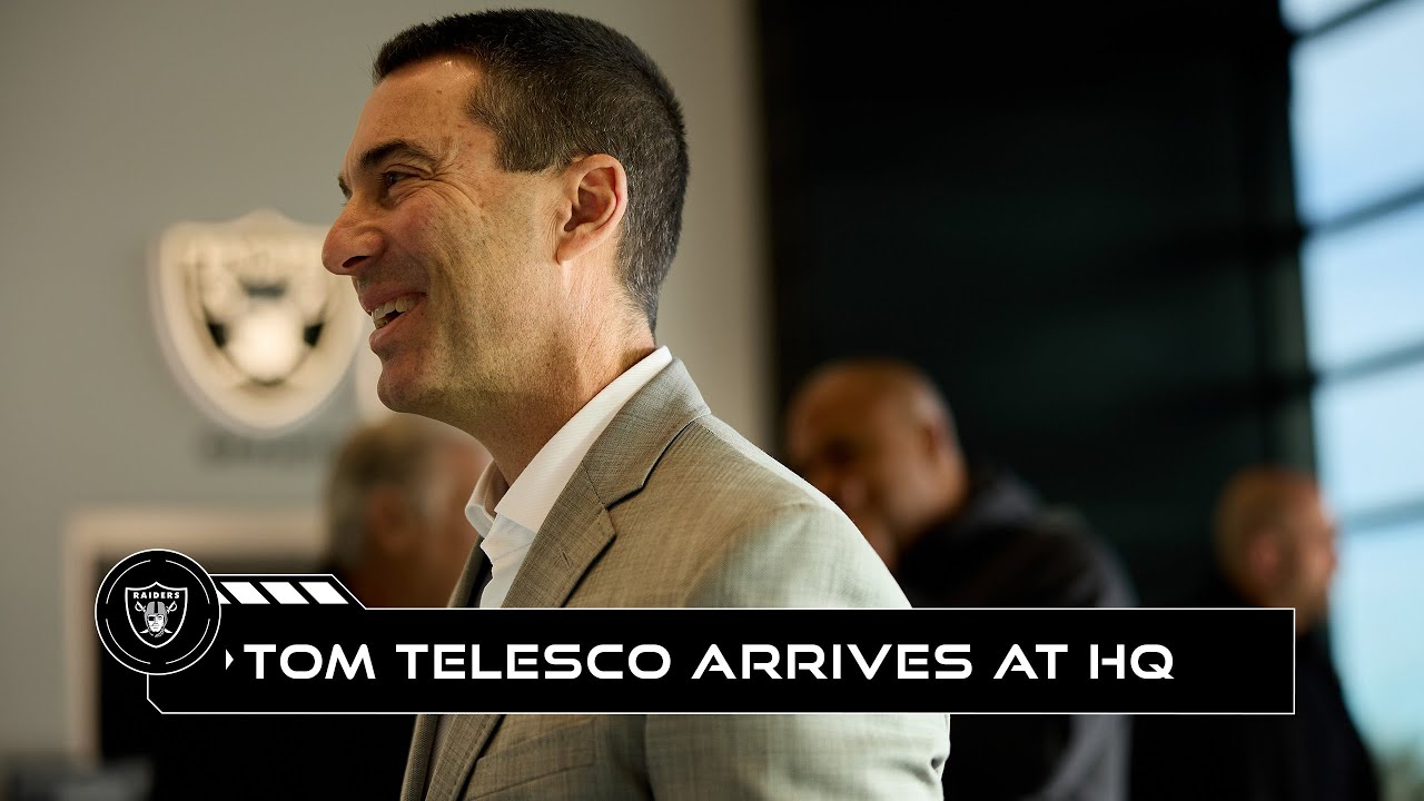 Tom Telesco Is in the Building! | Raiders | NFL - YouTube