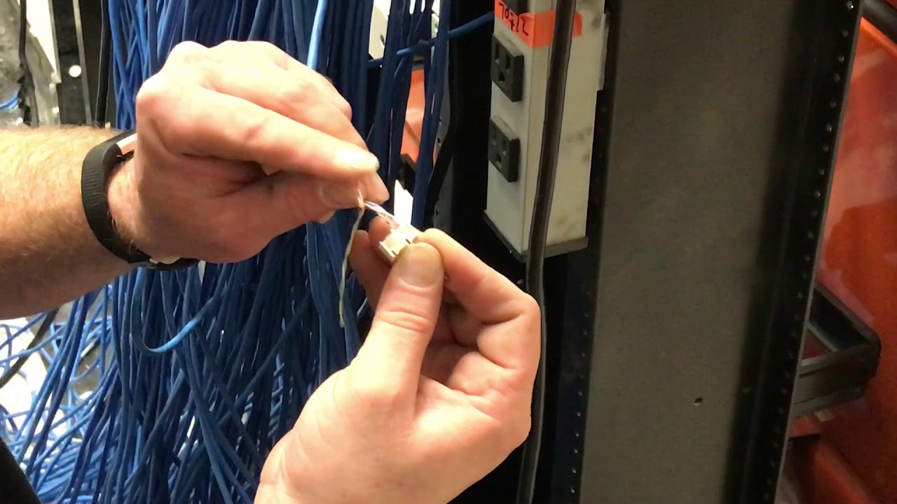 Preparing termination for Commscope terminator - YouTube