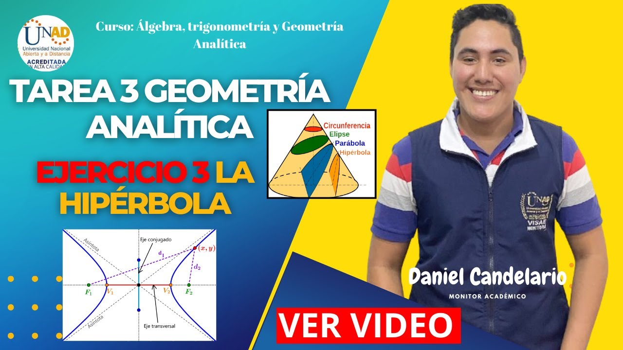 Ejercicio 3 Tarea 3 ATGA 1602_ 2024 La hipérbola - YouTube