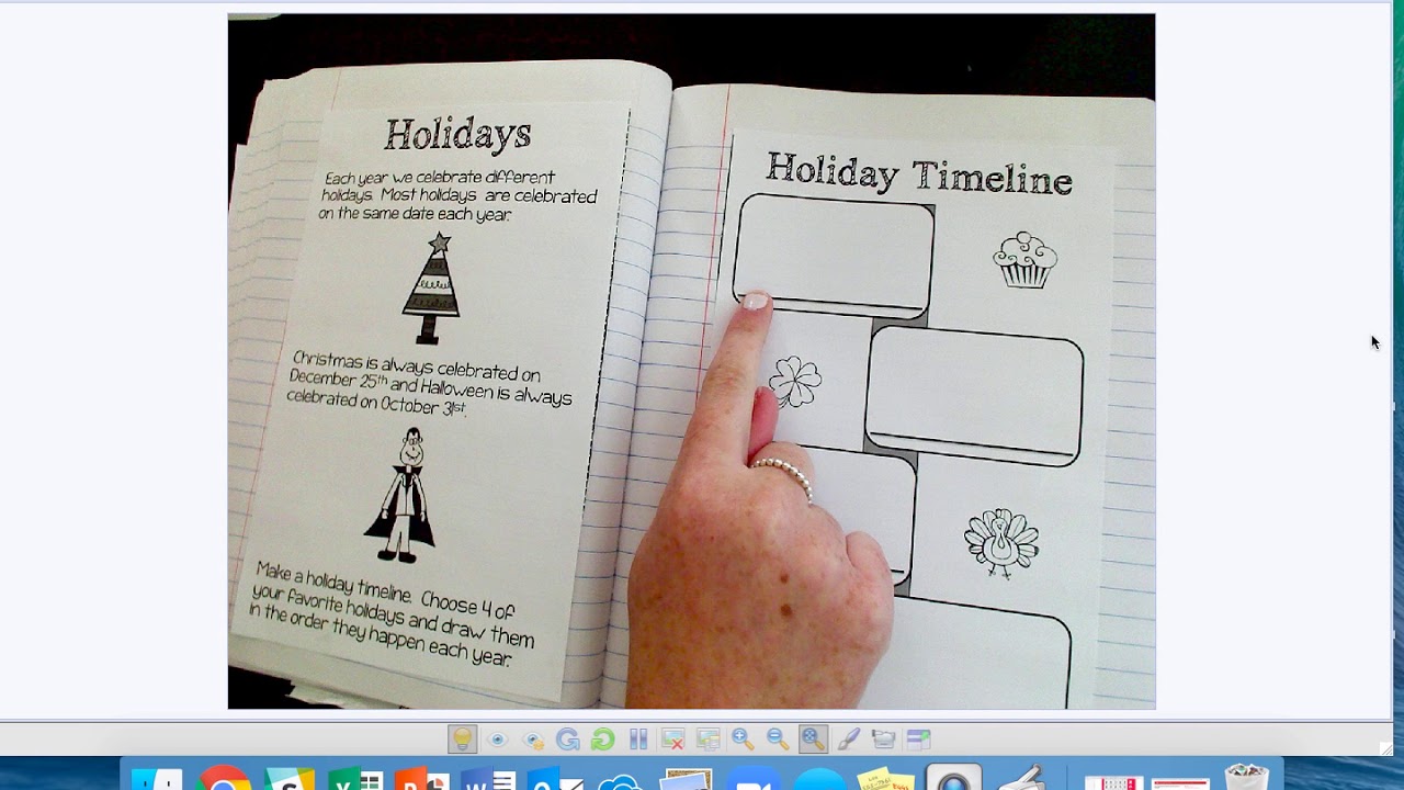 How to make timelines for kids - YouTube
