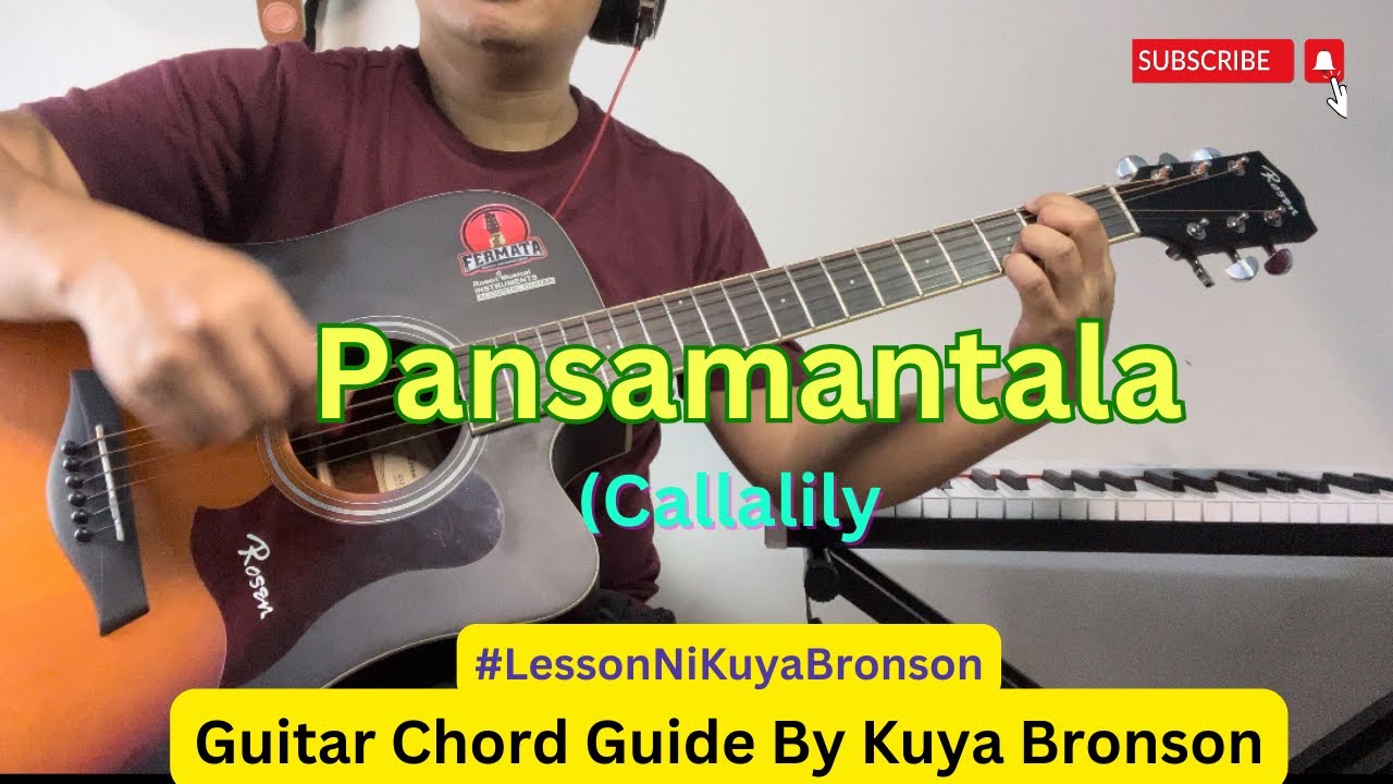 Pansamantala By Callalily Guitar Tutorial Chord Guide - YouTube
