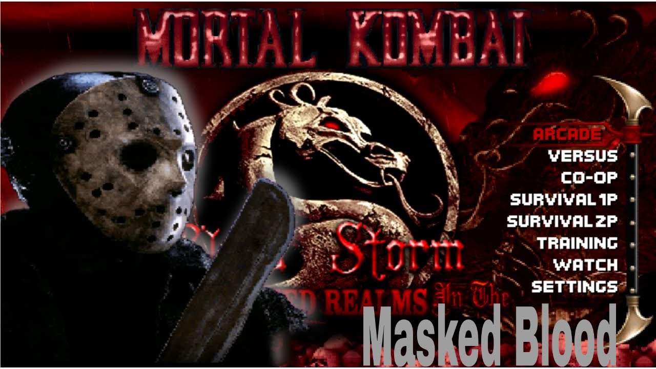 Mortal Kombat Blood Storm Vs Krossed Realms Masked Blood Playthrough ...