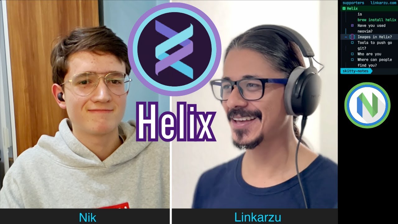Neovim User Tries Helix | with Core Contributor Nik Revenco - YouTube