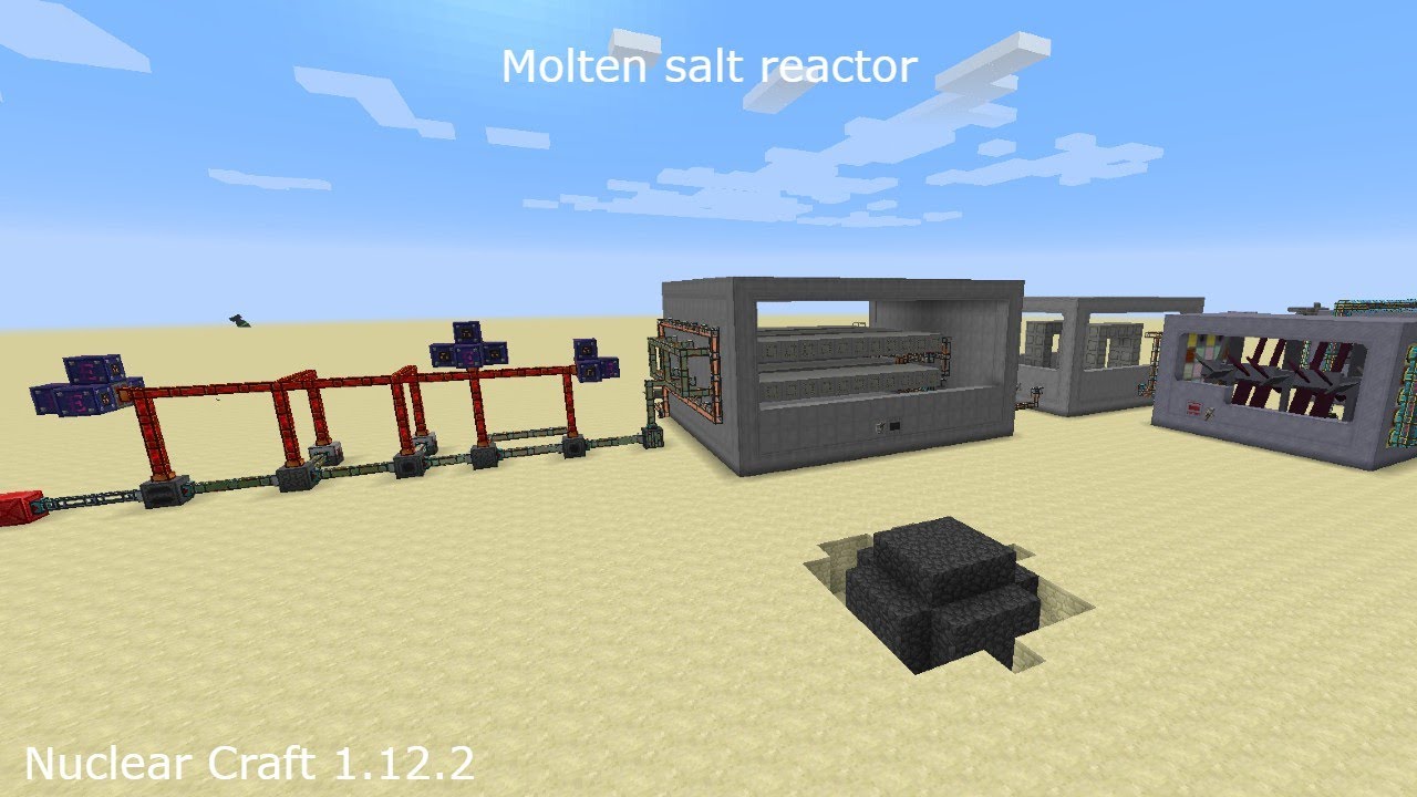 HBM - Nuclear Craft integration | Molten salt reactor (1.12.2) - YouTube