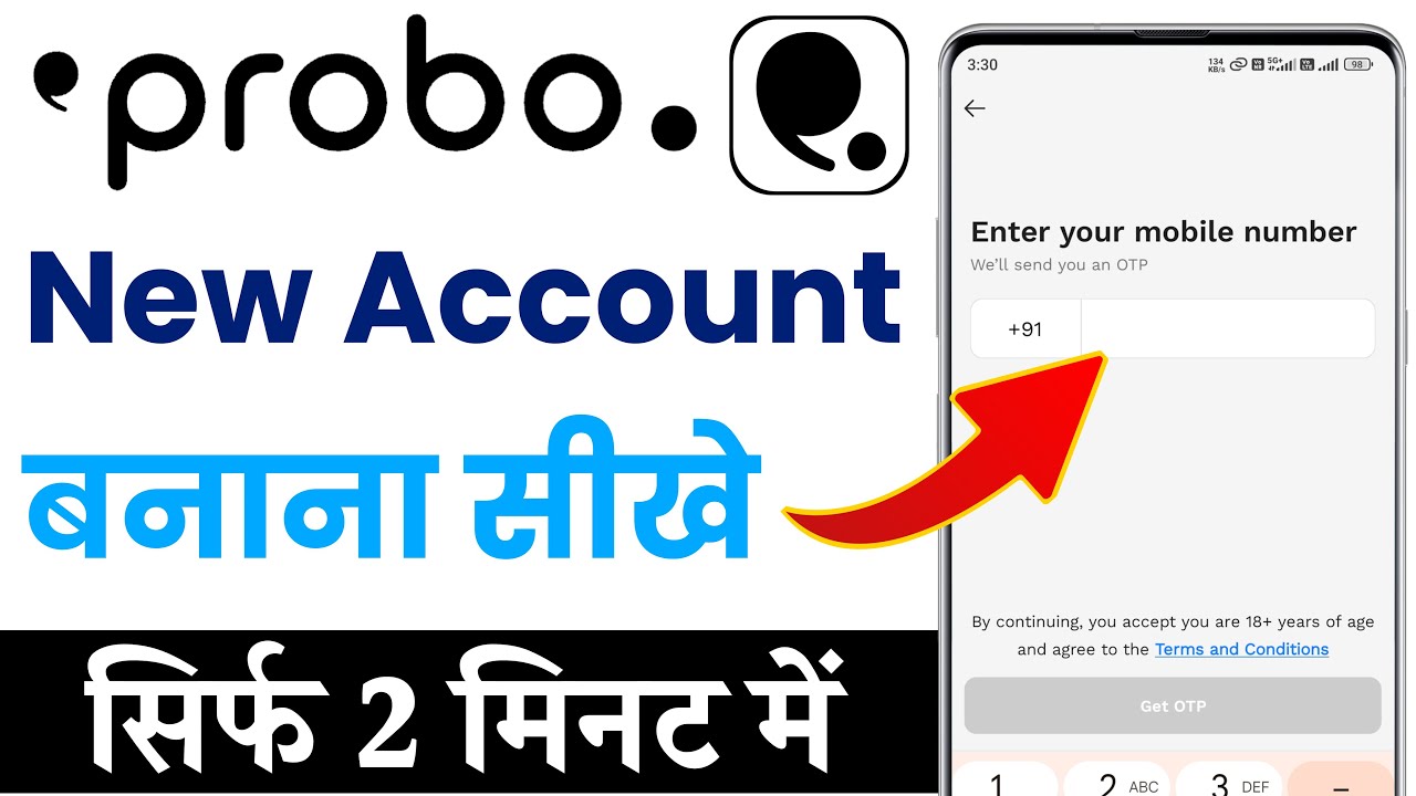 Probo app me account kaise banaye | How to create probo account | Probo ...