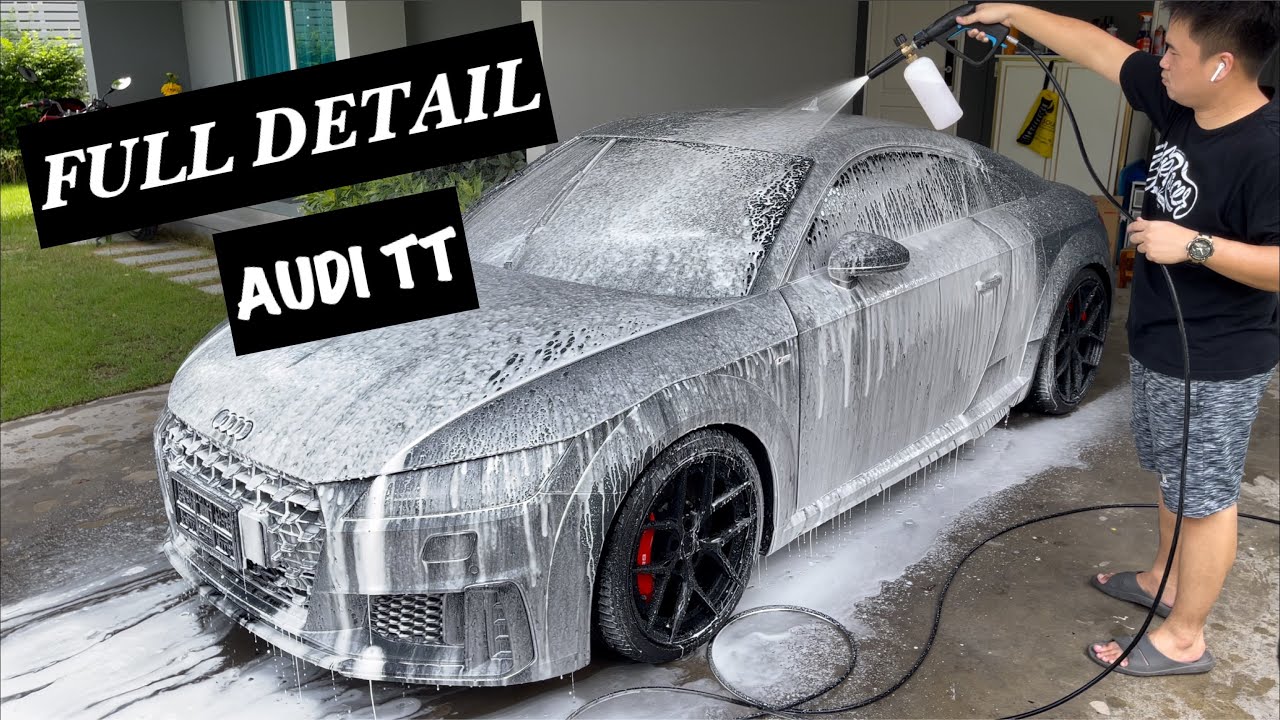 18 hour Detail Audi TT - Exterior Car Detailing - ล้าง ขัด เคลือบการฟิน ...