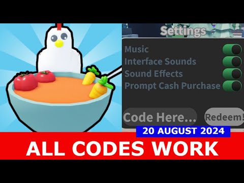 *ALL CODES* Soup Factory Tycoon ROBLOX | August 20, 2024 - YouTube
