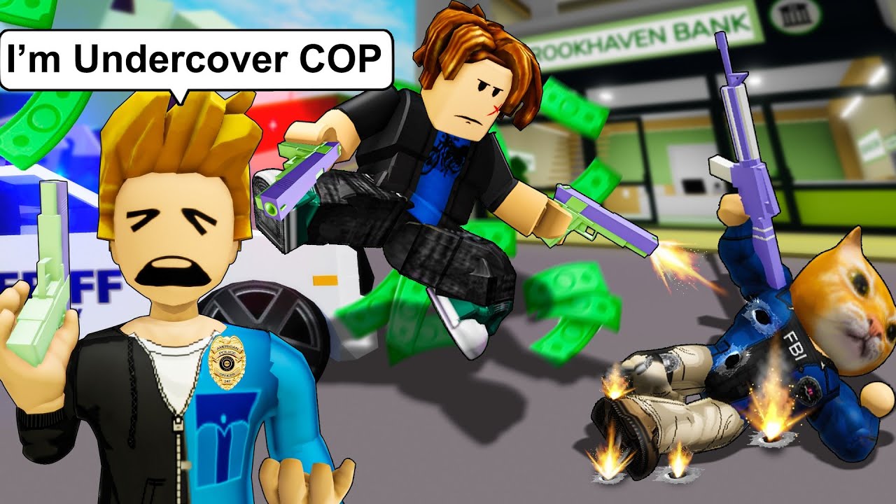 BEING UNDERCOVER COP 🤣 Roblox Brookhaven 🏡 RP - Funny Moments - YouTube