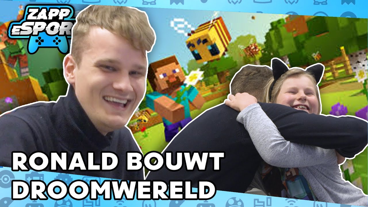 RONALD SPEELT MINECRAFT MET SUPERFAN | HELLUP MINECRAFT | ZAPPESPORT ...
