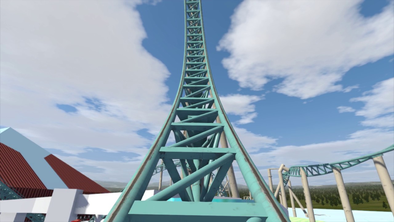 NoLimits 2 - Thorpe Park project - Colossus WIP POV - YouTube