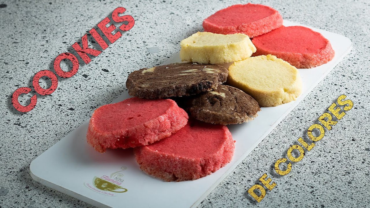 COOKIES DE COLORES - YouTube