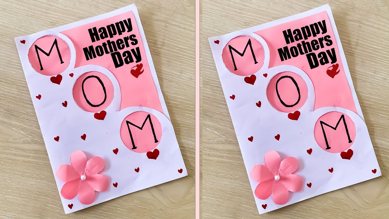 Last Minute Mothers Day Card ideas | Mothers Day Greeting Card Easy ...