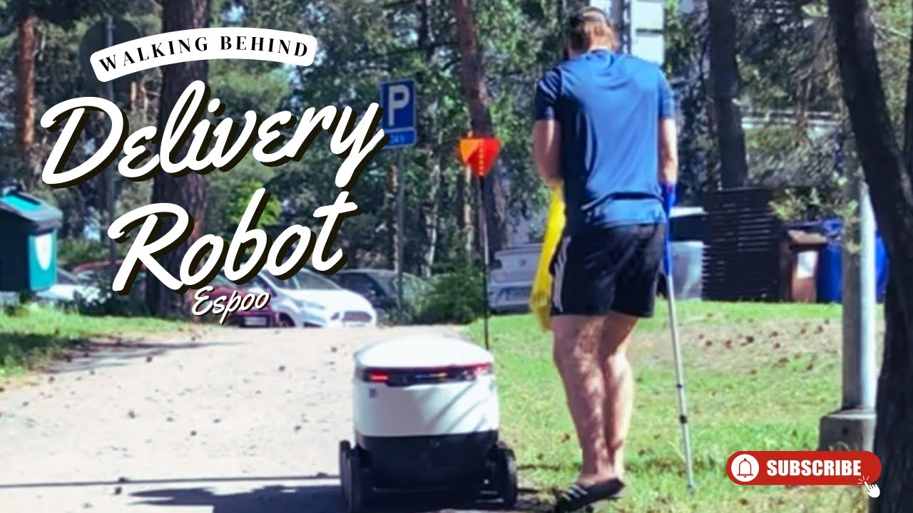 How a Robot Delivers Grocery in Finland! Amazing! - YouTube