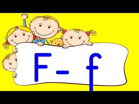 F Sesi Öğretimi - F Harfini Öğreniyorum