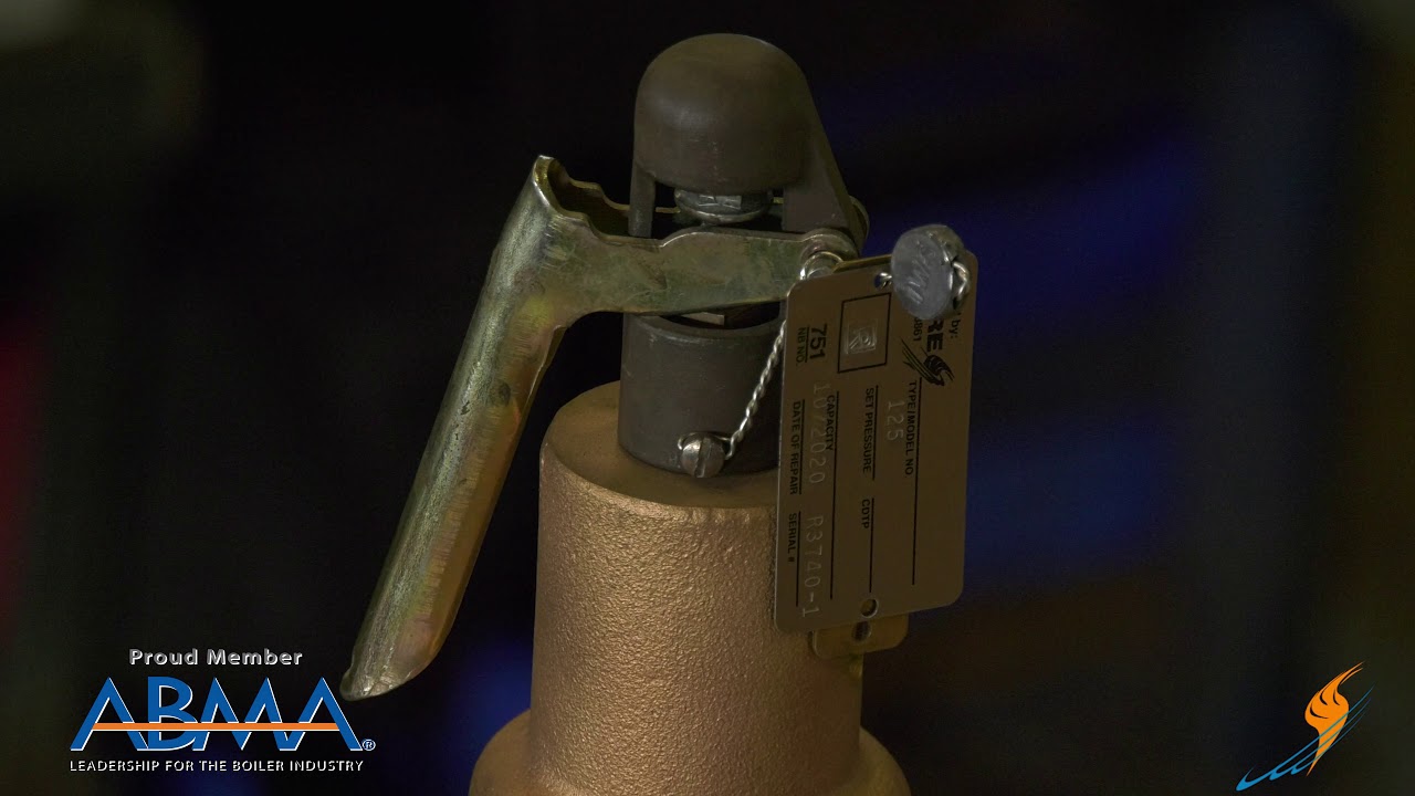 Boiler Safety Relief Valve Testing and Repair - Boiling Point - YouTube