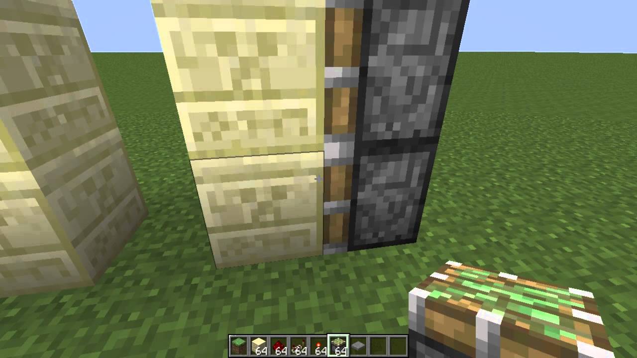 MCTut#1 : Cum sa faci o usa din perete sa se deschida cu pressure plate ...