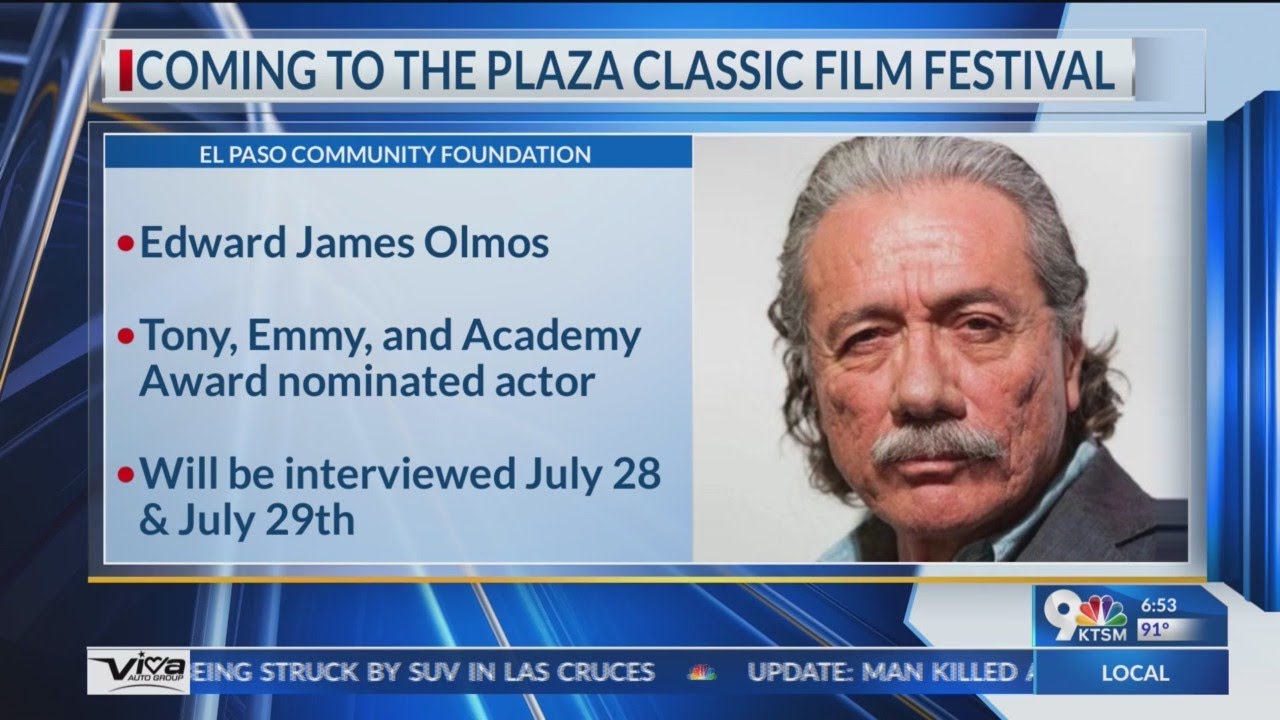 Edward James Olmos coming to El Paso - YouTube
