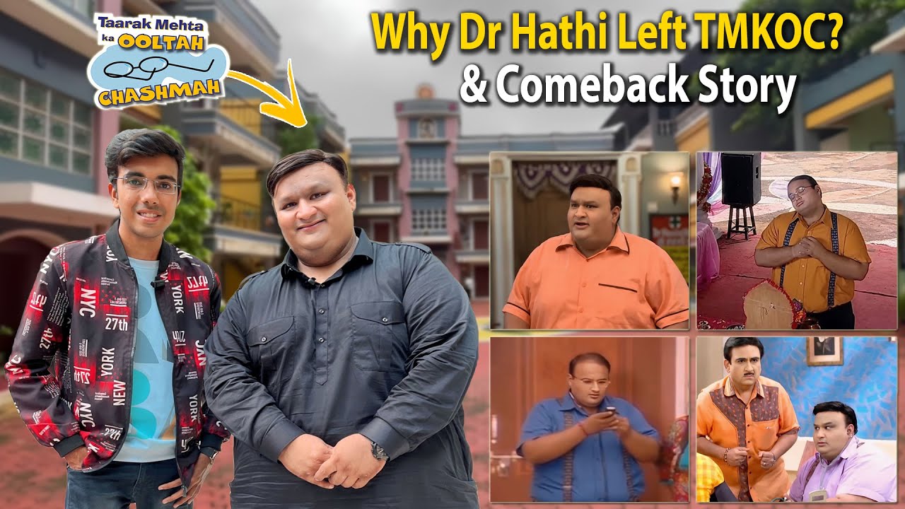 I Met TMKOC Actor Dr Hathi (Nirmal Soni) 😍 | How Much he Eats in Real ...