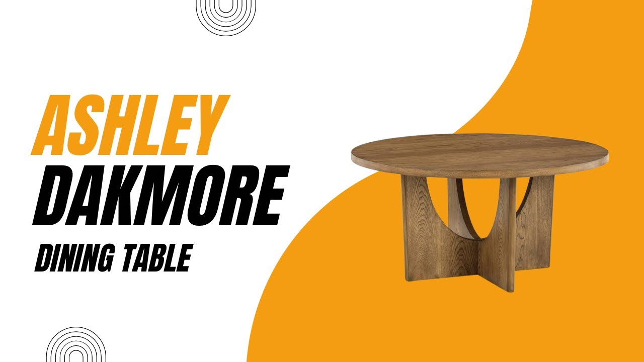 Explore the Elegance: Signature Design by Ashley Dakmore Dining Table ...