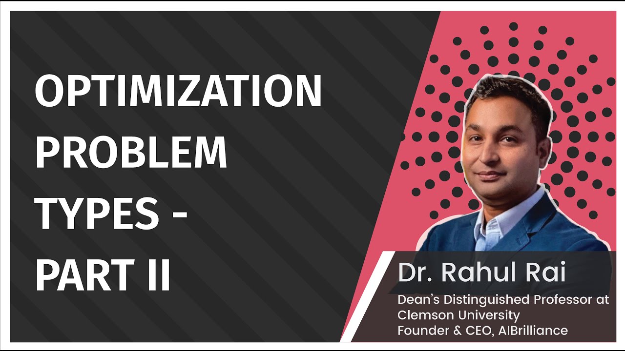 Optimization Problem Types part 2 - YouTube