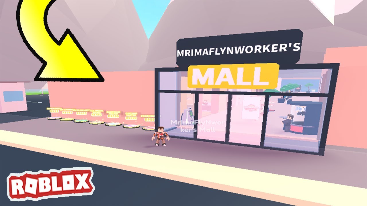 Building My Own SHOPPING CENTRE in Roblox - YouTube