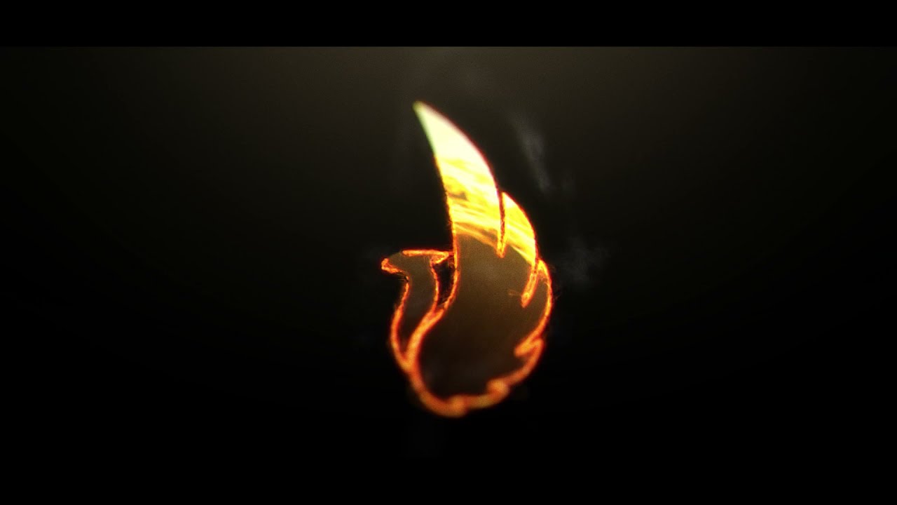 fire logo animation - YouTube
