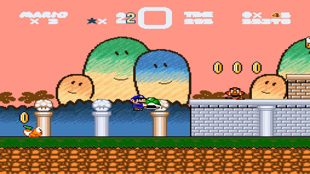 Super Mario World - Blooper world #2 - YouTube