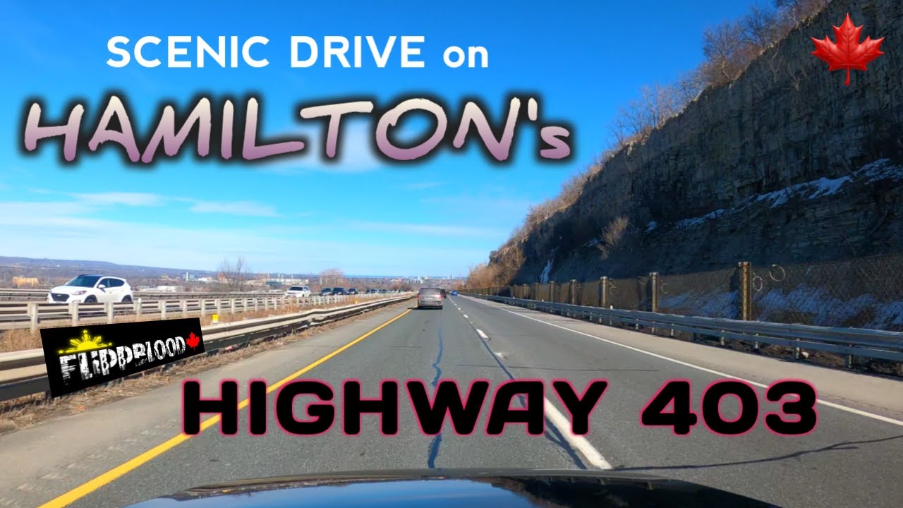 Scenic Drive on Hamilton’s Highway 403 (northbound) // 2025 - YouTube