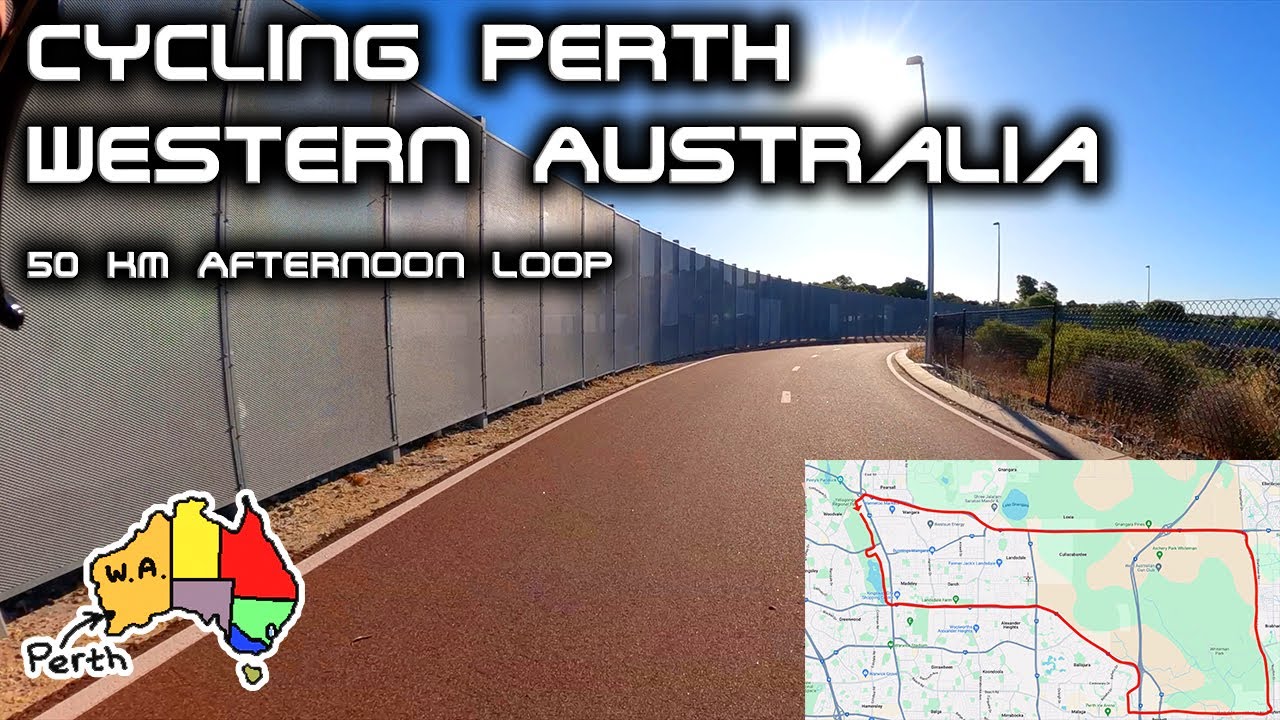 50 Km Afternoon Loop - Cycling Perth Western Australia - YouTube