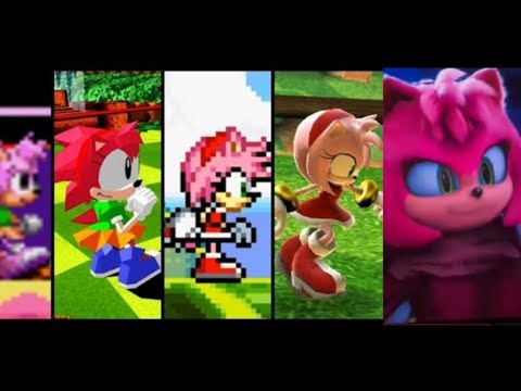 Evolution of Amy Rose (1993-2024) Sonic 3 Movie Included - YouTube