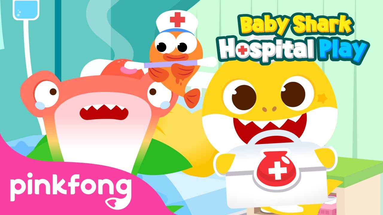 Hammerhead Shark and Shark Family | Baby Shark's Hospital Play ...