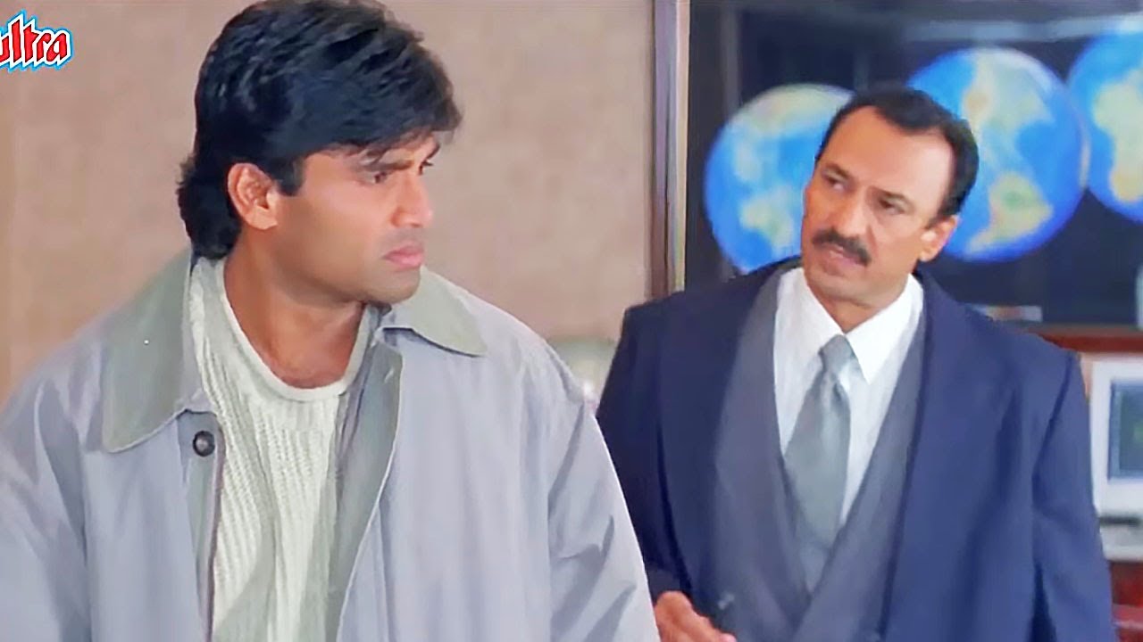 पथरो का शहर और नामर्दो का देश है ये Suniel Shetty Action Movie Scene ...