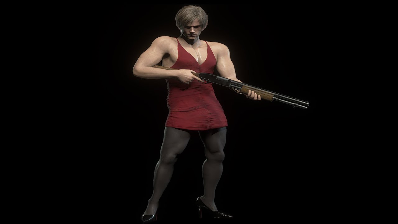 Resident Evil 4re4 Remake Pc Mod Leon Stole Adas Dress Youtube