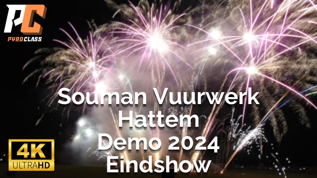 Vuurwerkshow - Souman Vuurwerk Hattem demo Finale - YouTube