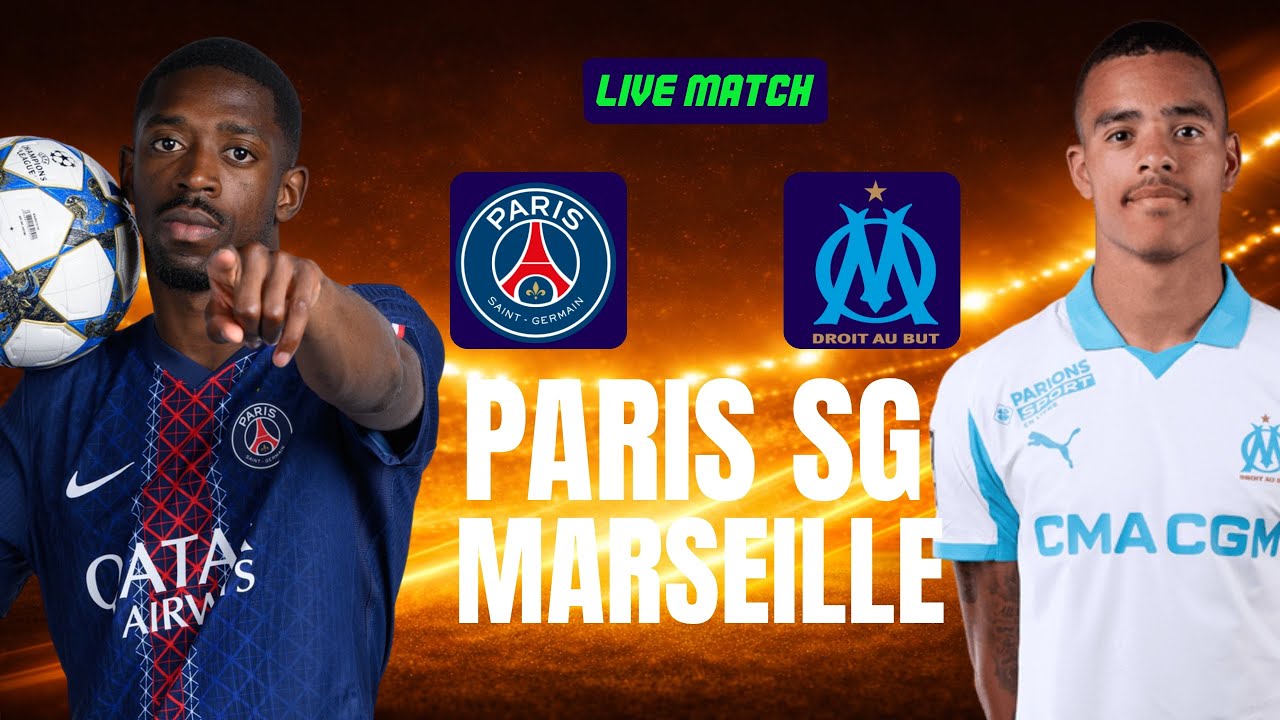 🔴🔵 PSG - OM LIVE / 🔥ALLEZ PARIS! / 🚨LA VICTOIRE OU RIEN !!! / 🏆FINALE ...