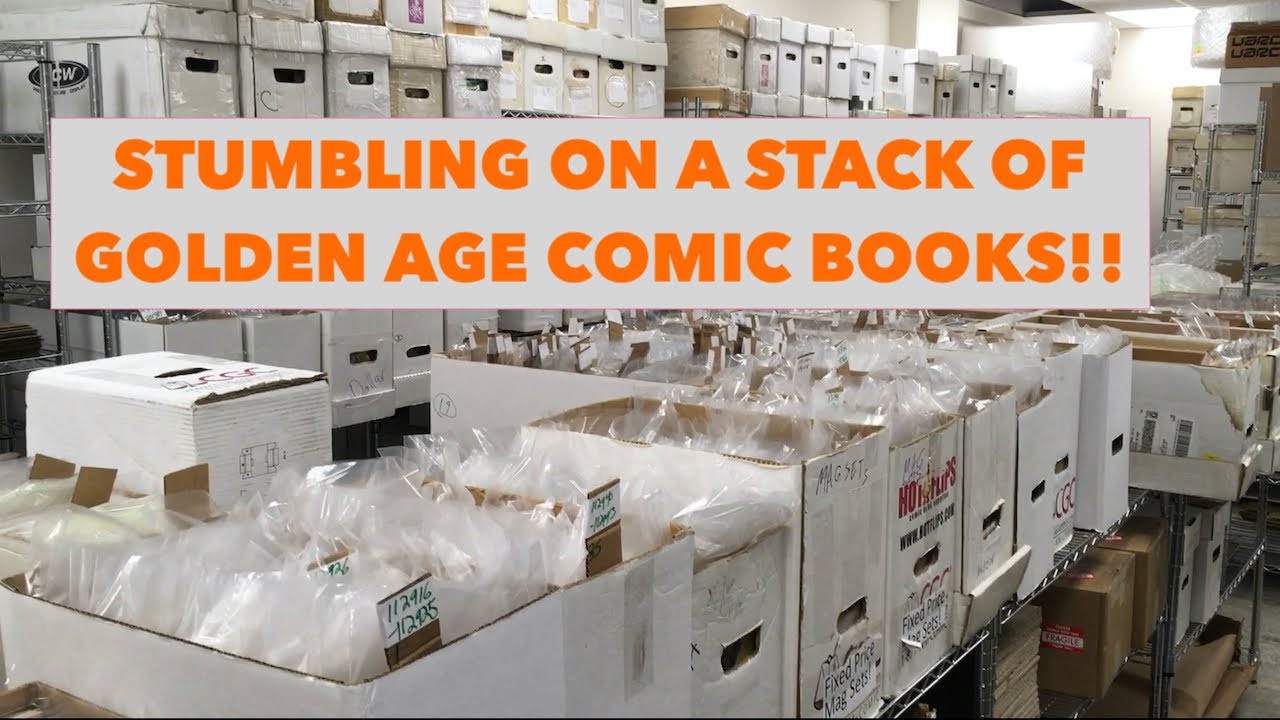 Comic Book Unboxing | Stumbling on a Stack of Golden Age DC & Fiction ...