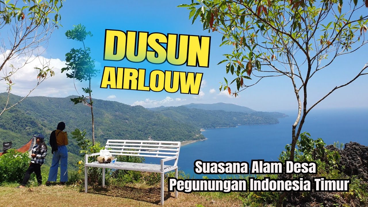 SUASANA ALAM PEDESAAN PEGUNUNGAN DI INDONESIA TIMUR SEPERTI LUKISAN ⛰️ ...