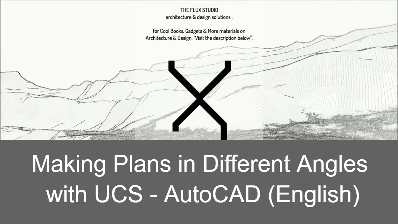 Making Plans in Different Angles with UCS - AutoCAD (English) - YouTube