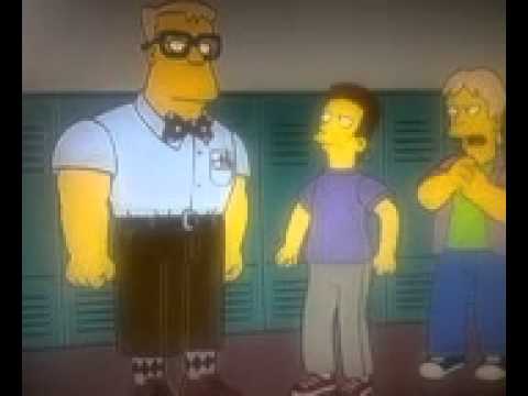 The simpsons Undercover nerd - YouTube