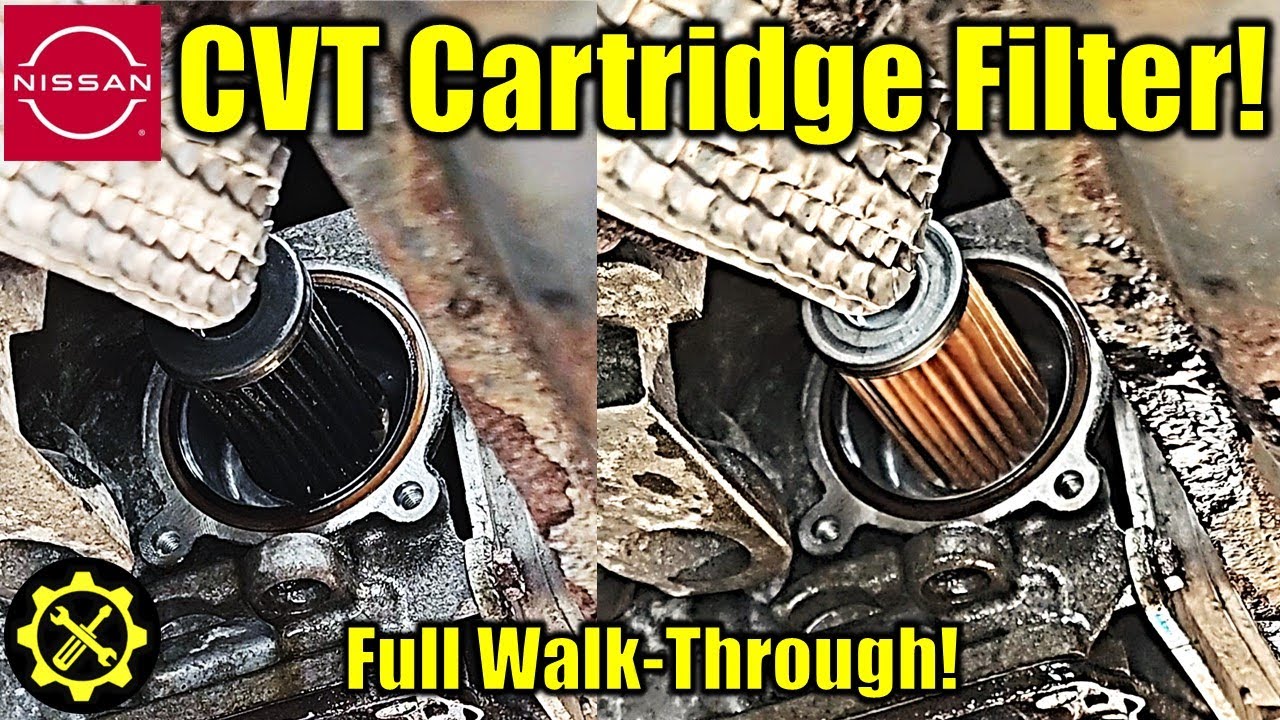 2013-2018 Nissan Altima CVT Cartridge Filter Replacement! - YouTube