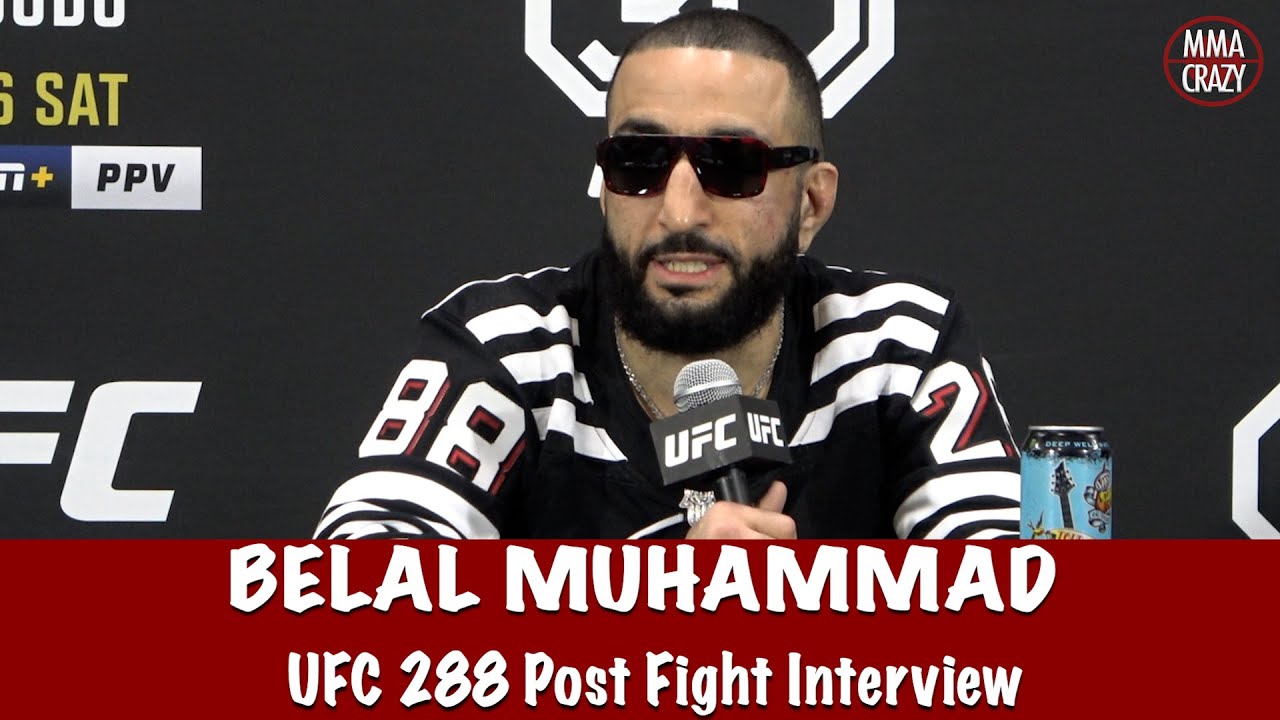 Full Belal Muhammad UFC 288 Post Fight Press Conference - YouTube