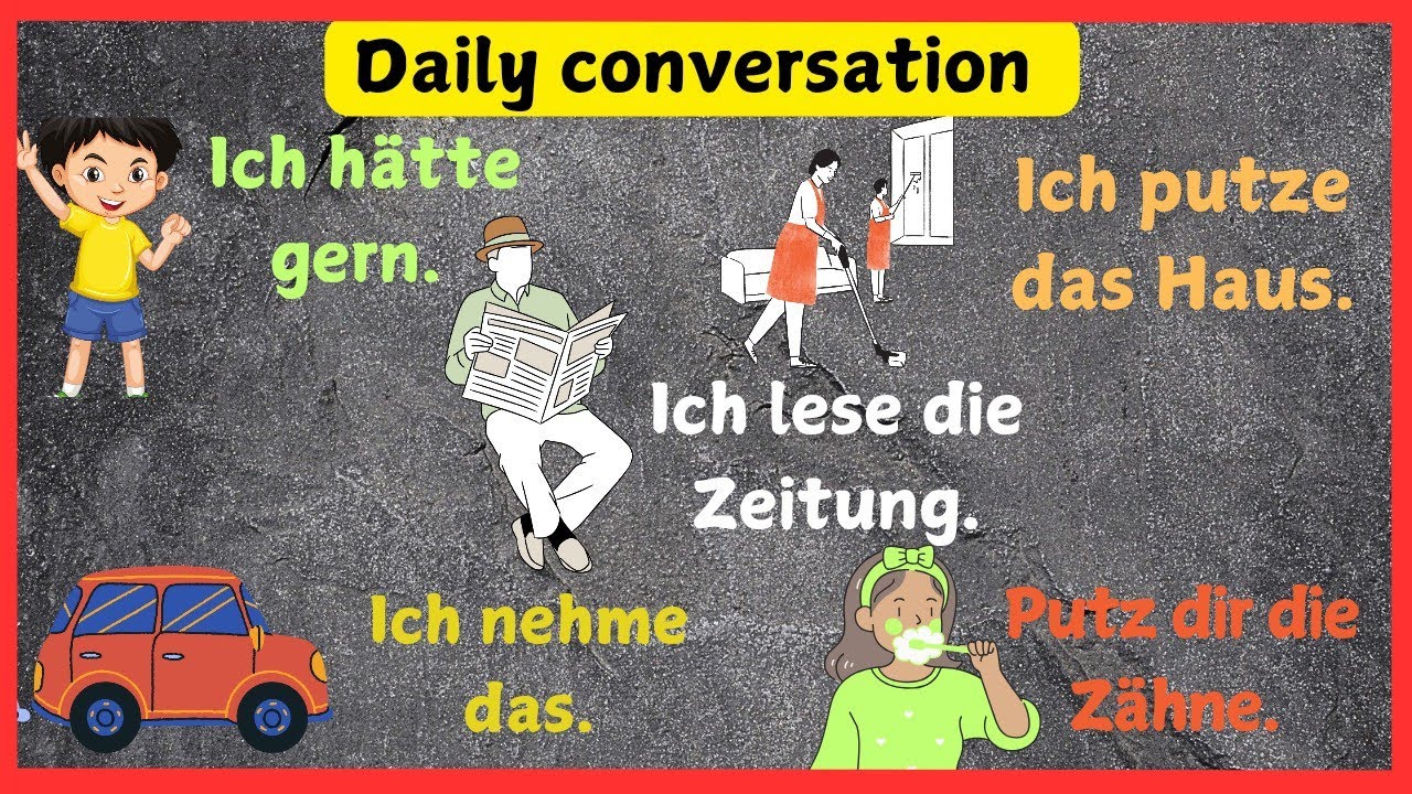 German Conversation for beginners | Konversation auf Deutsch für ...