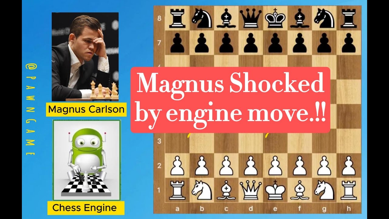 Magnus Carlson Shocked by Chess Engine move- [Queen Vs Double Rook] # ...